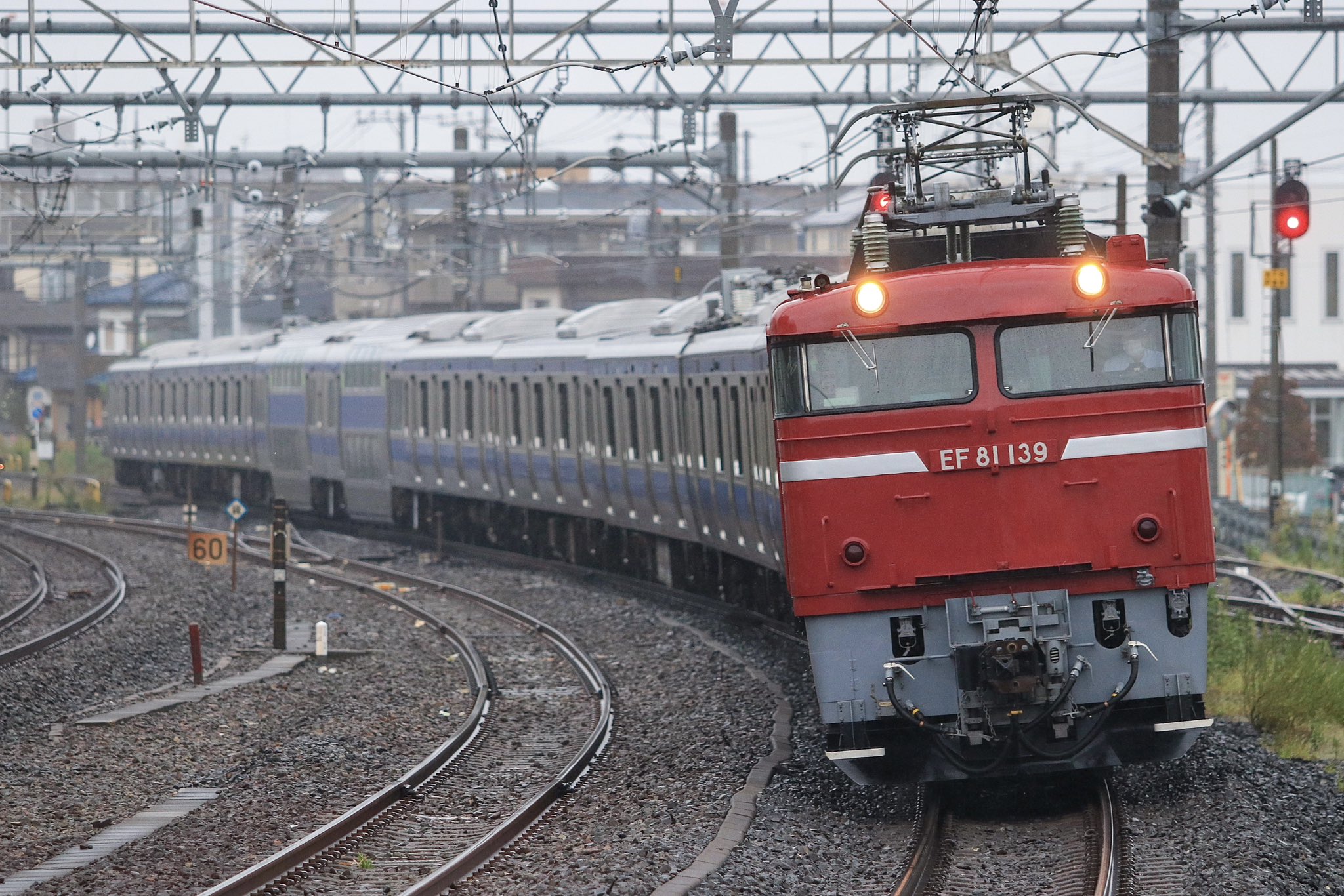 もとまち on Twitter: "2022/10/5 配9822レ AT出場 EF81-139+E531系 K406編成 https://t ...