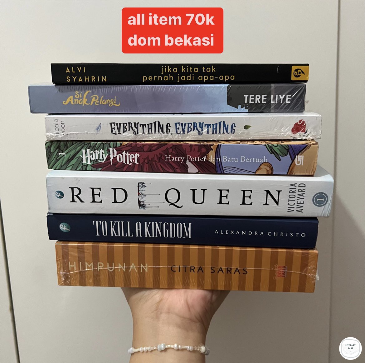 Literary Base on Twitter: "/lt all item 70k!!! aku lagi mau kurang2in buku nih lemarinya ...