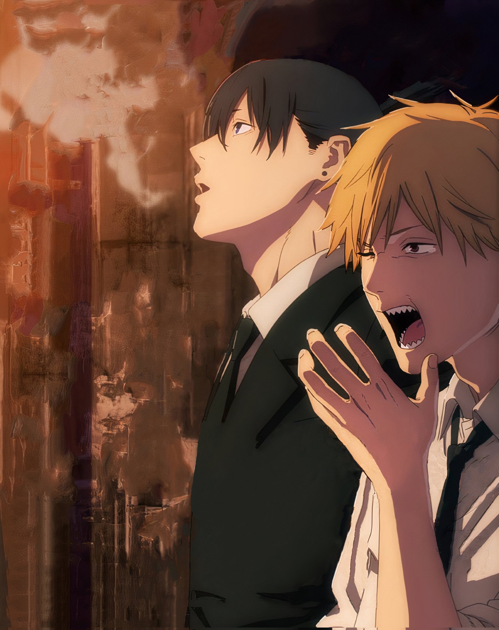 chainsaw man BR on Twitter: "RT @ChainsawManga: Denji e Aki 🔥 https://t.co/Wr0t5UVUzk" / Twitter