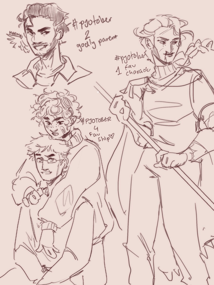 「Pjotober doodles do today #pjotober #pjo #percyjackson 」Pip ☁ ...