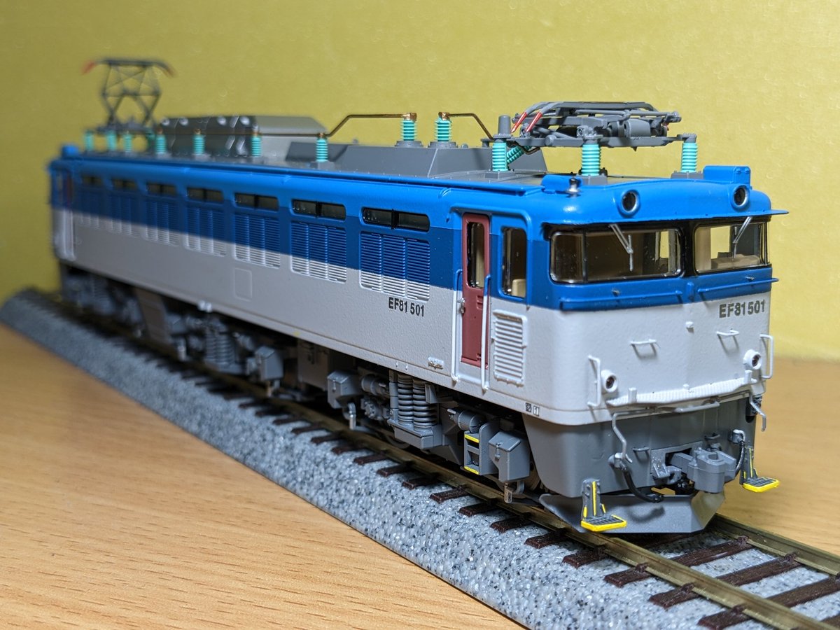 工場長 on Twitter: "RT @Sc2Z4IxNZsJTRlg: EF81 501 富山仕様完成しました。 カッコイイ所を切り取ったので、時期は特定ではないです。 ようやく憧れの機関 ...