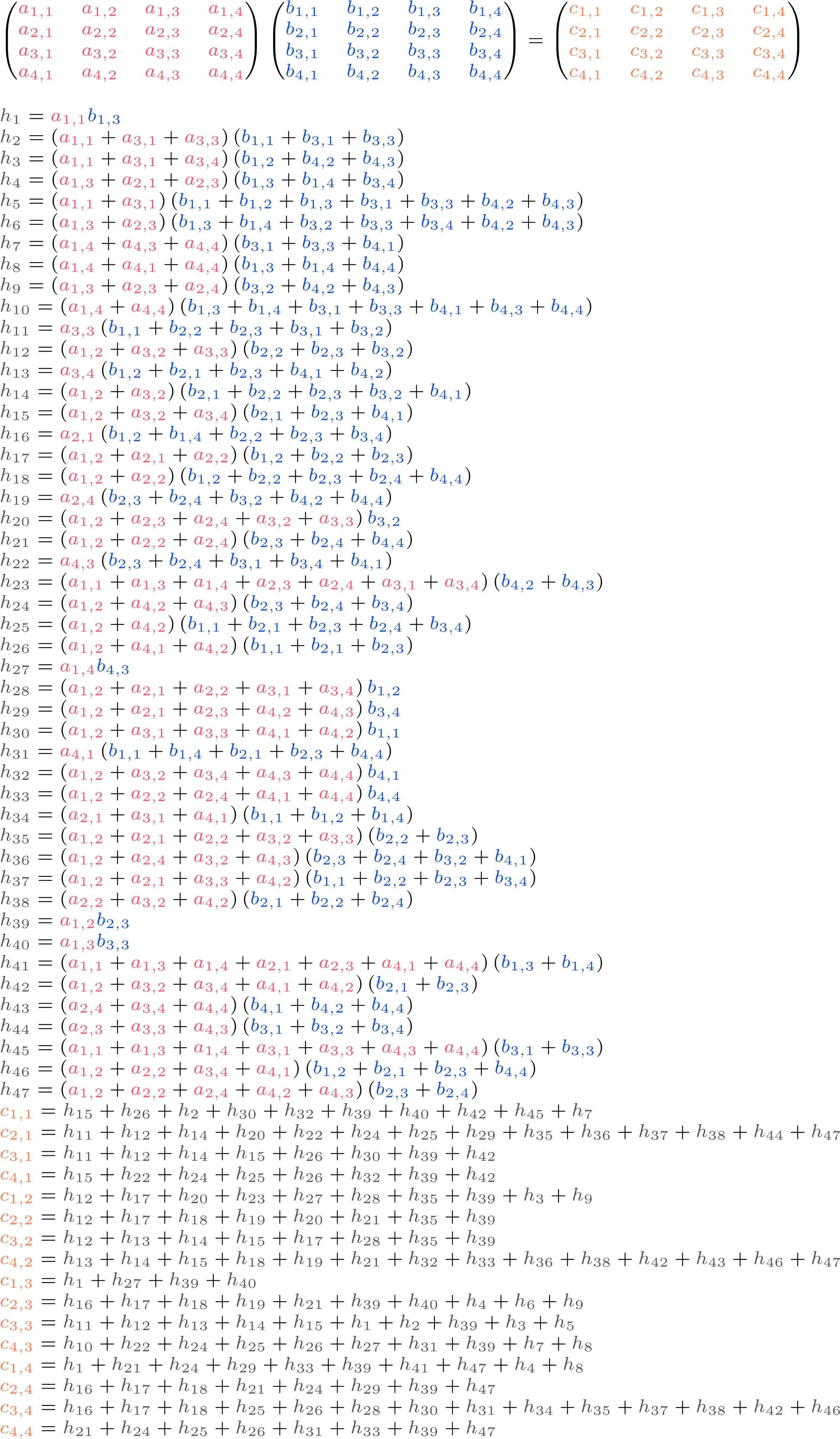 Matrix Multiplication 4x4