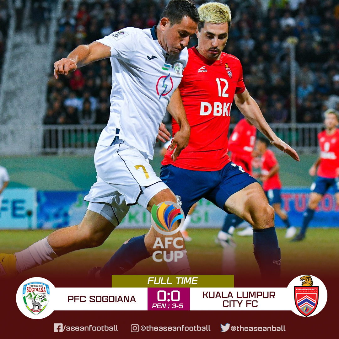 ASEAN FOOTBALL on Twitter: "2022 AFC CUP | INTER ZONE - Final Match FT : Sogdiana Jizzakh 🇺🇿 0️⃣ ...