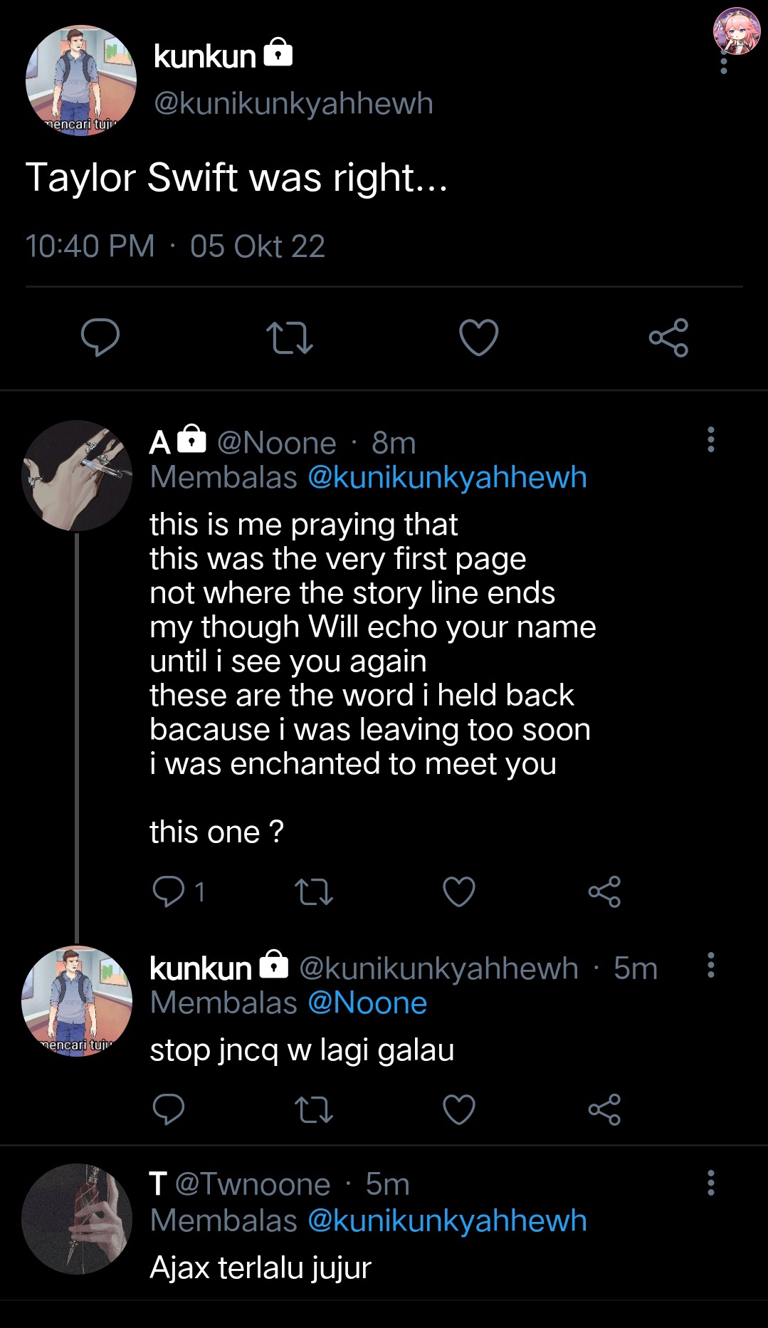 ON 📩 | BACA RULES DI LIKES on Twitter: "au! cw // bxb , bl , kazuscara Terkadang oh terkadang ...