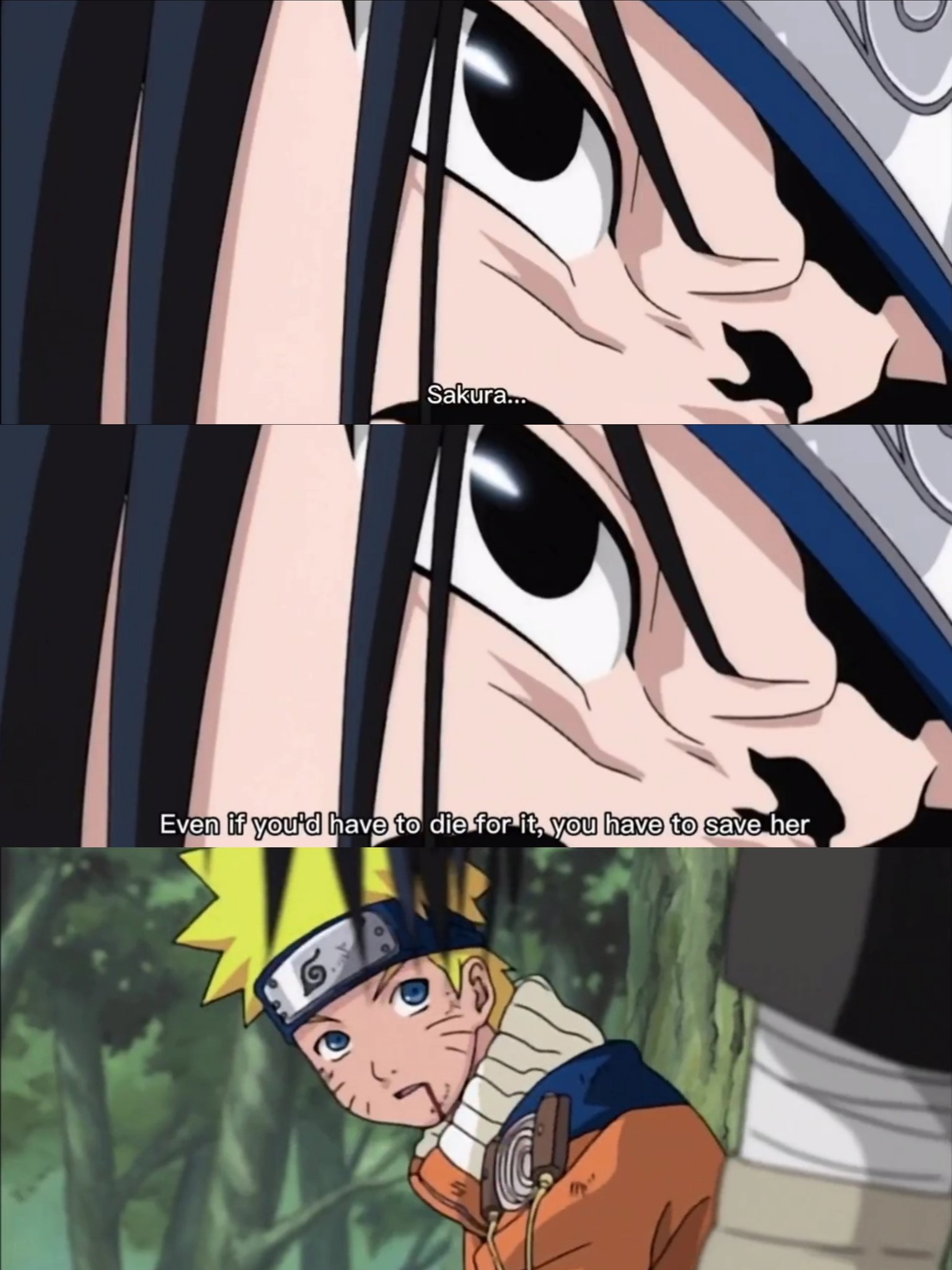 Sakura Crying Over Sasuke