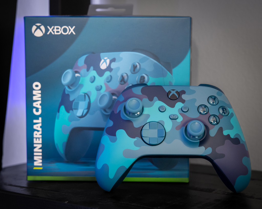 Xbox One Controller Blue Camo