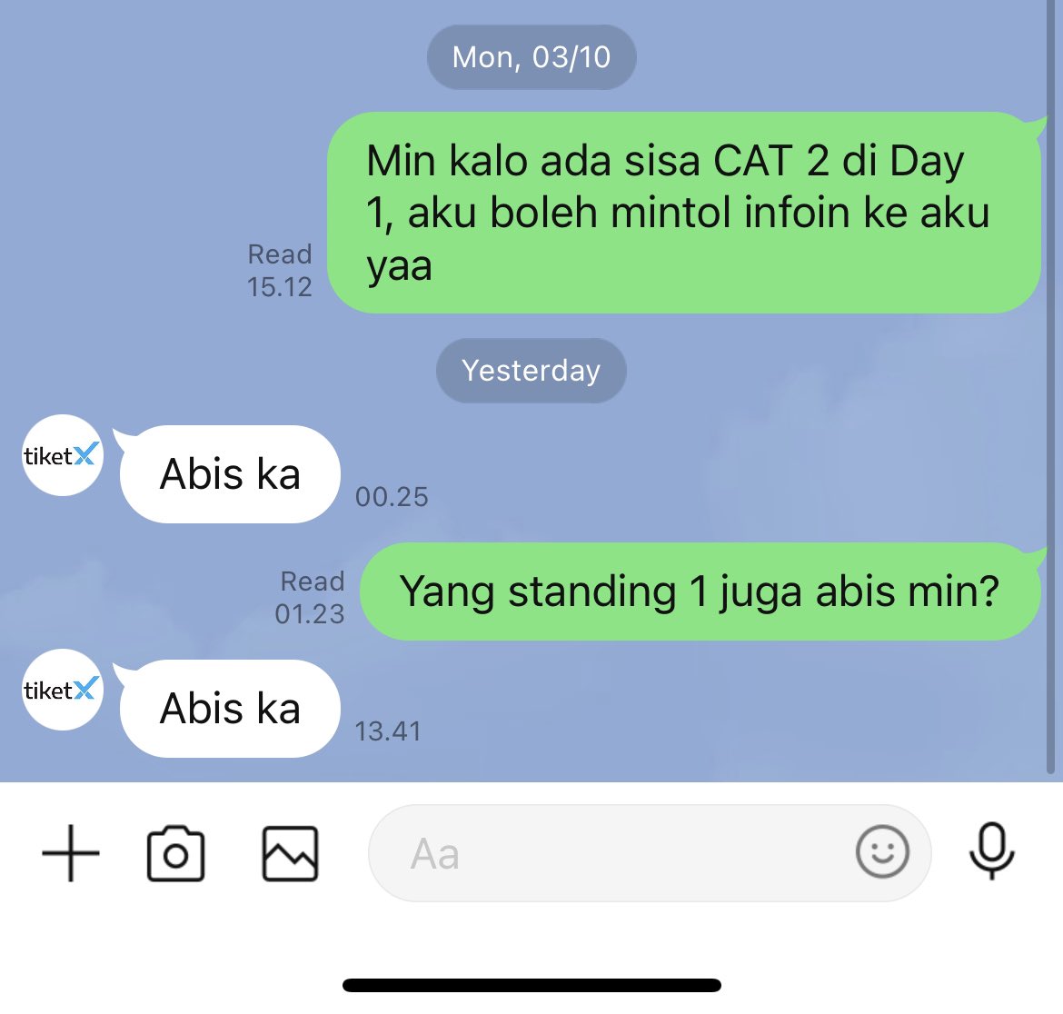 Nis on Twitter: "@tiketXid @TiketX Kak sorry bgt kan gue ada tabungan di lo ya. Tapi pas senin ...