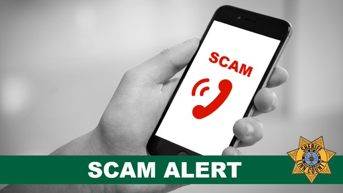 Linncountysheriff On Twitter Scam Artists Often Use The Names Of Real