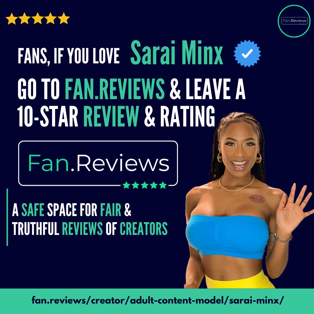 TW Pornstars - FanReviews. Twitter. Fans, if you love .@sarai_minx go to FanReviews and give. 1: ...