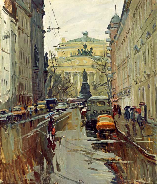 The Cultural Tutor on Twitter: "1979: Malaya Sadovaya Street by Arseny Semionov 80/100 https://t ...