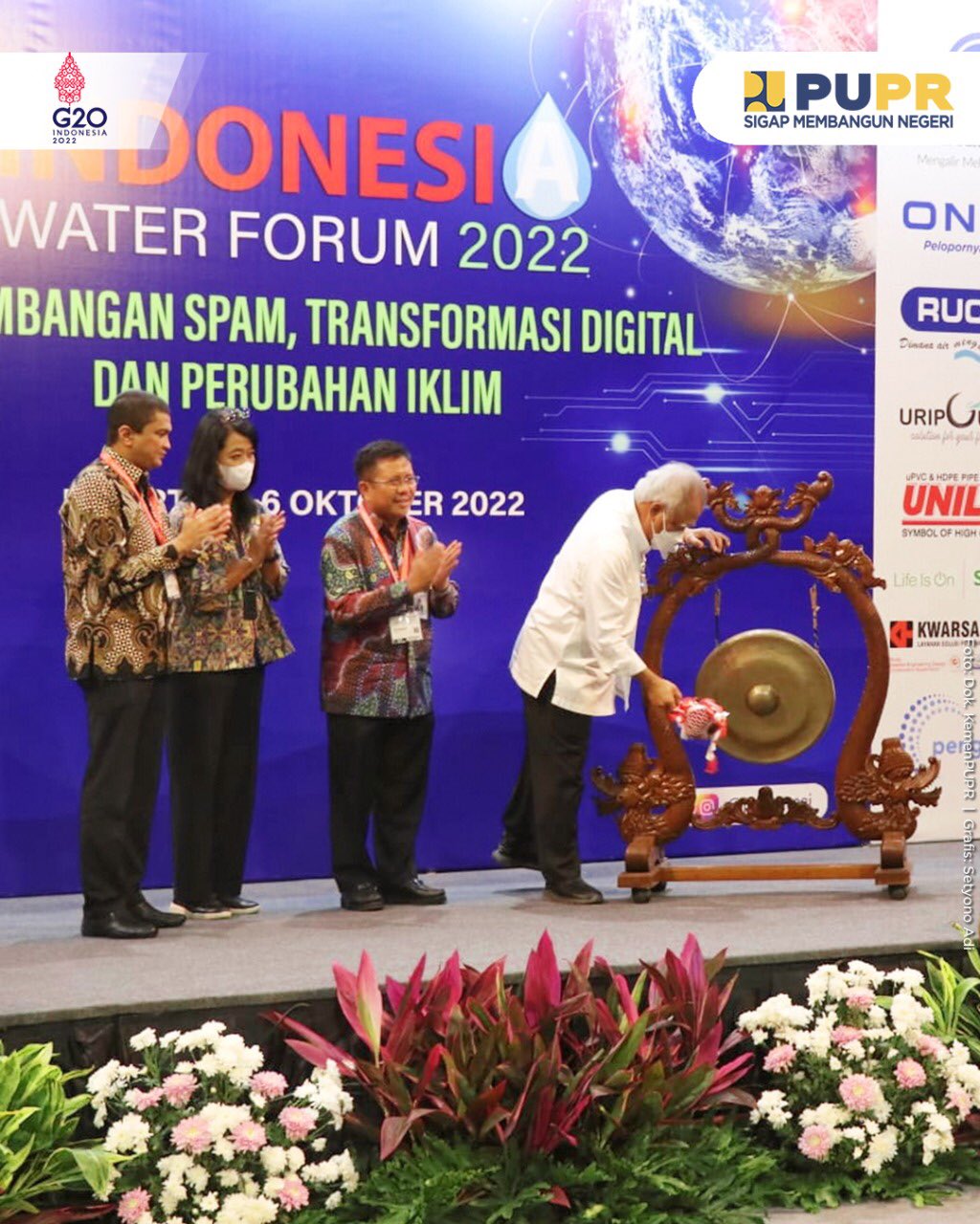 Kementerian PUPR on Twitter: "Di sisi infrastruktur, peningkatan layanan air minum dilakukan ...