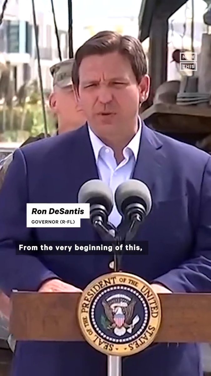 President Biden and FL Gov. Ron DeSantis have been political ...