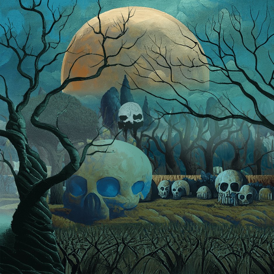MyFXhash on Twitter: "💀Skull Village 💀 🔘256 NFTs 🔘1 Tezos ️https://fxhash.xyz/generative/slug ...