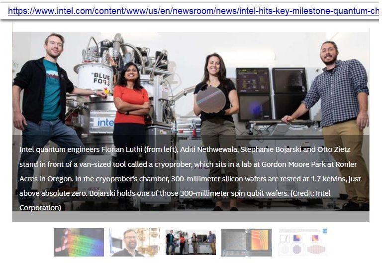OGAWA, Tadashi on Twitter: "=> "Intel Hits Key Milestone in Quantum Chip Production Research ...