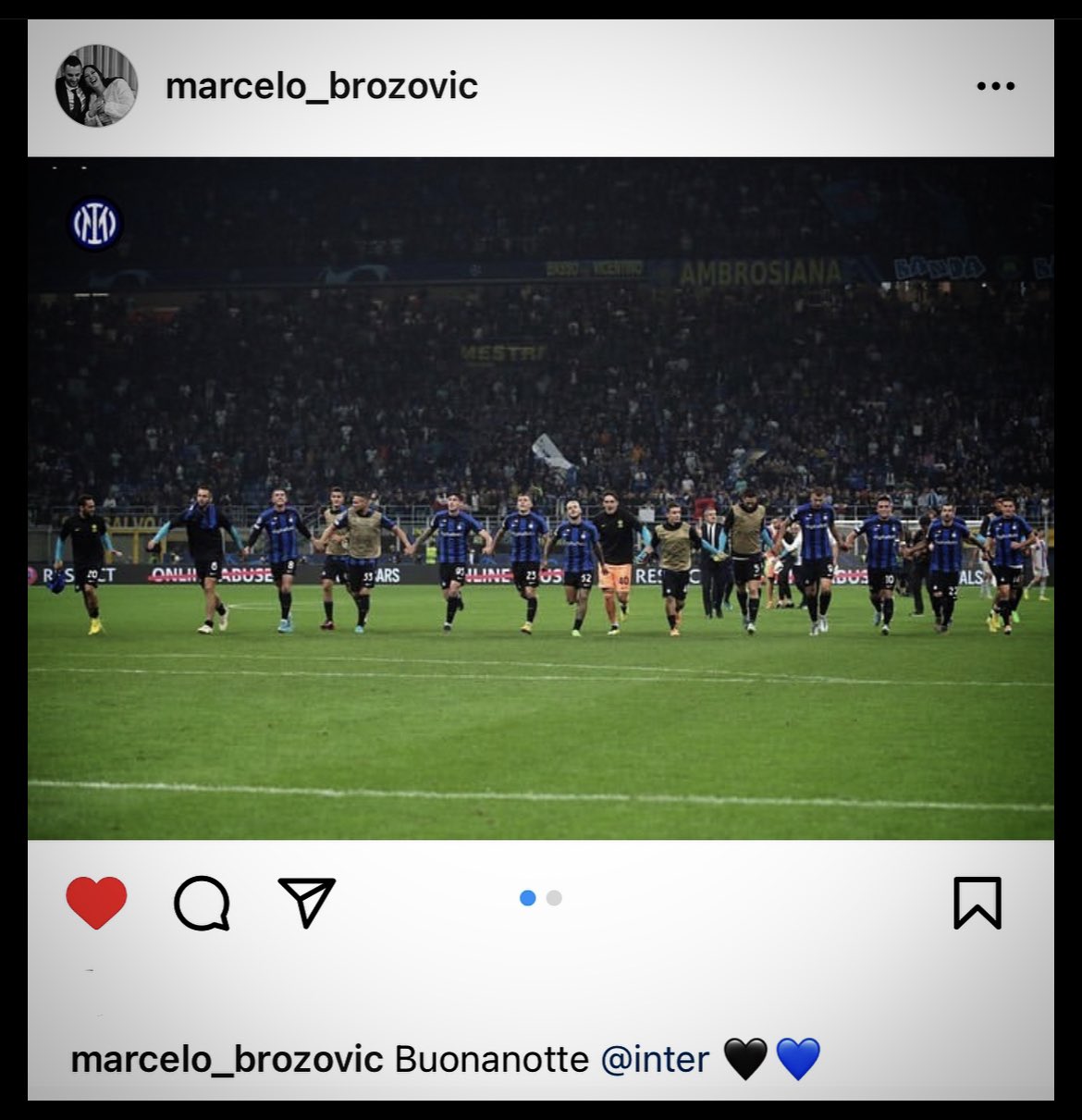 Fabrizio Biasin On Twitter La Buonanotte Di Brozovic