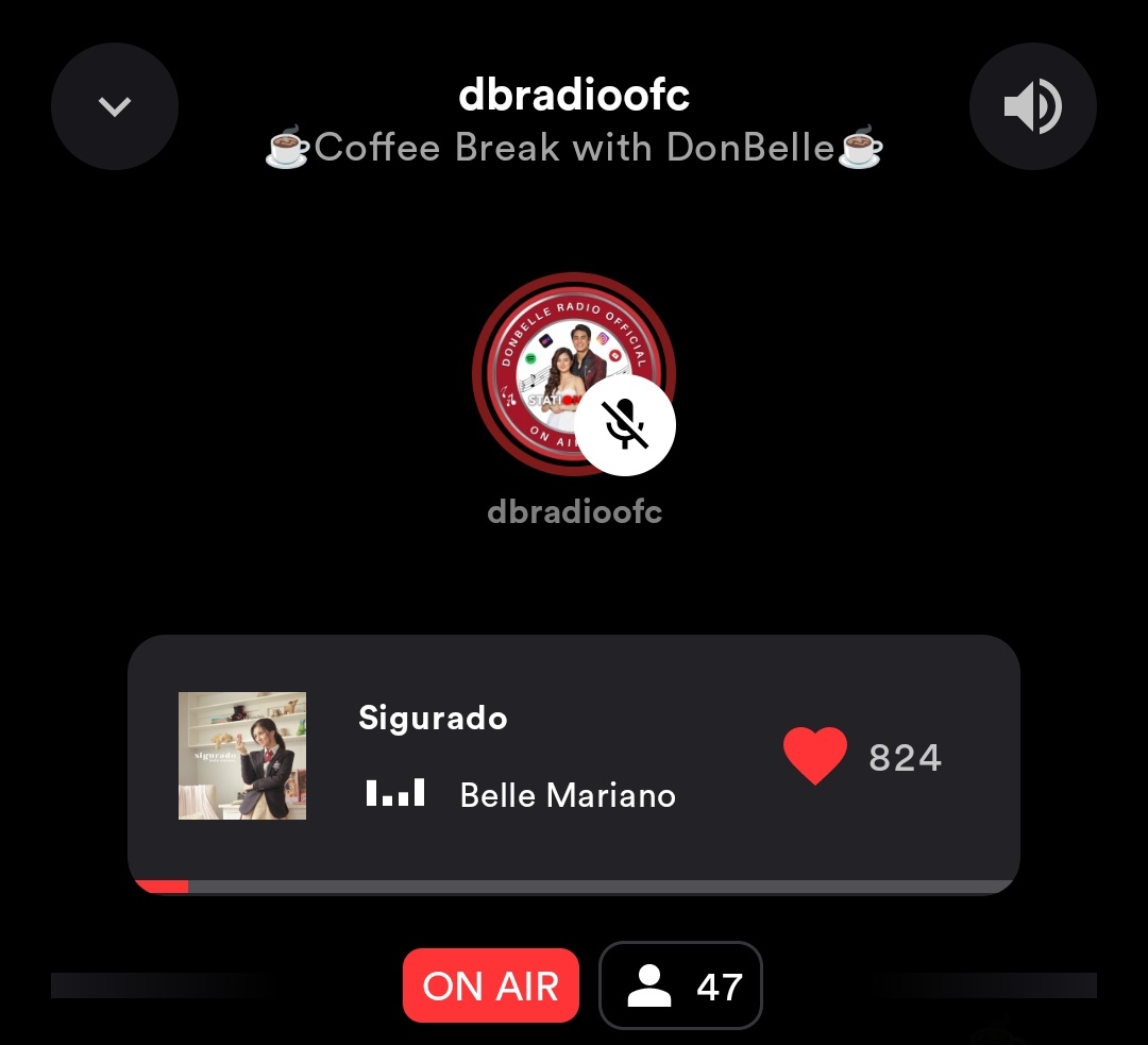 DB Radio OFFICIAL on Twitter: "Now Playing "Sigurado" by @bellemariano02. 🎶🖤♥️ 𝘿𝙊𝙉𝘽𝙀𝙇𝙇𝙀 𝙍𝘼𝘿𝙄𝙊 𝙄𝙎 ...
