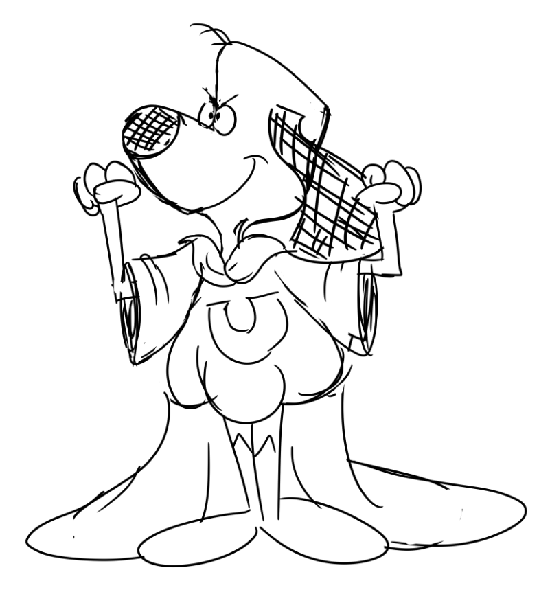 Underdog Coloring Pages Characters