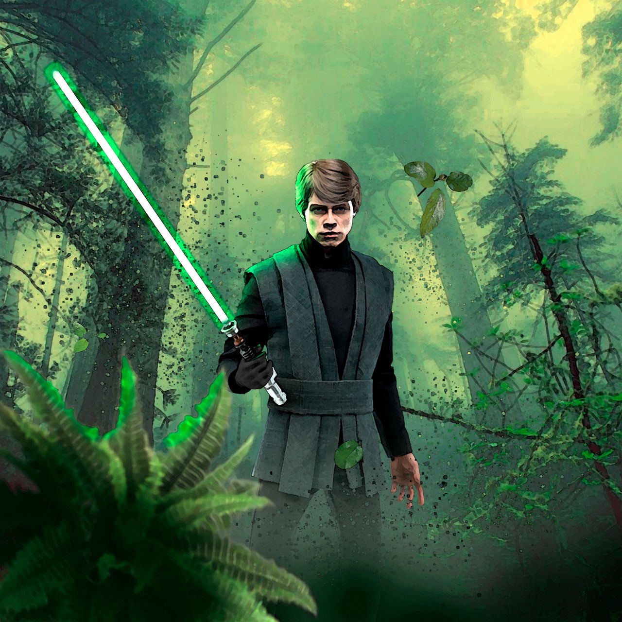 Luke Skywalker Clone Wars Style