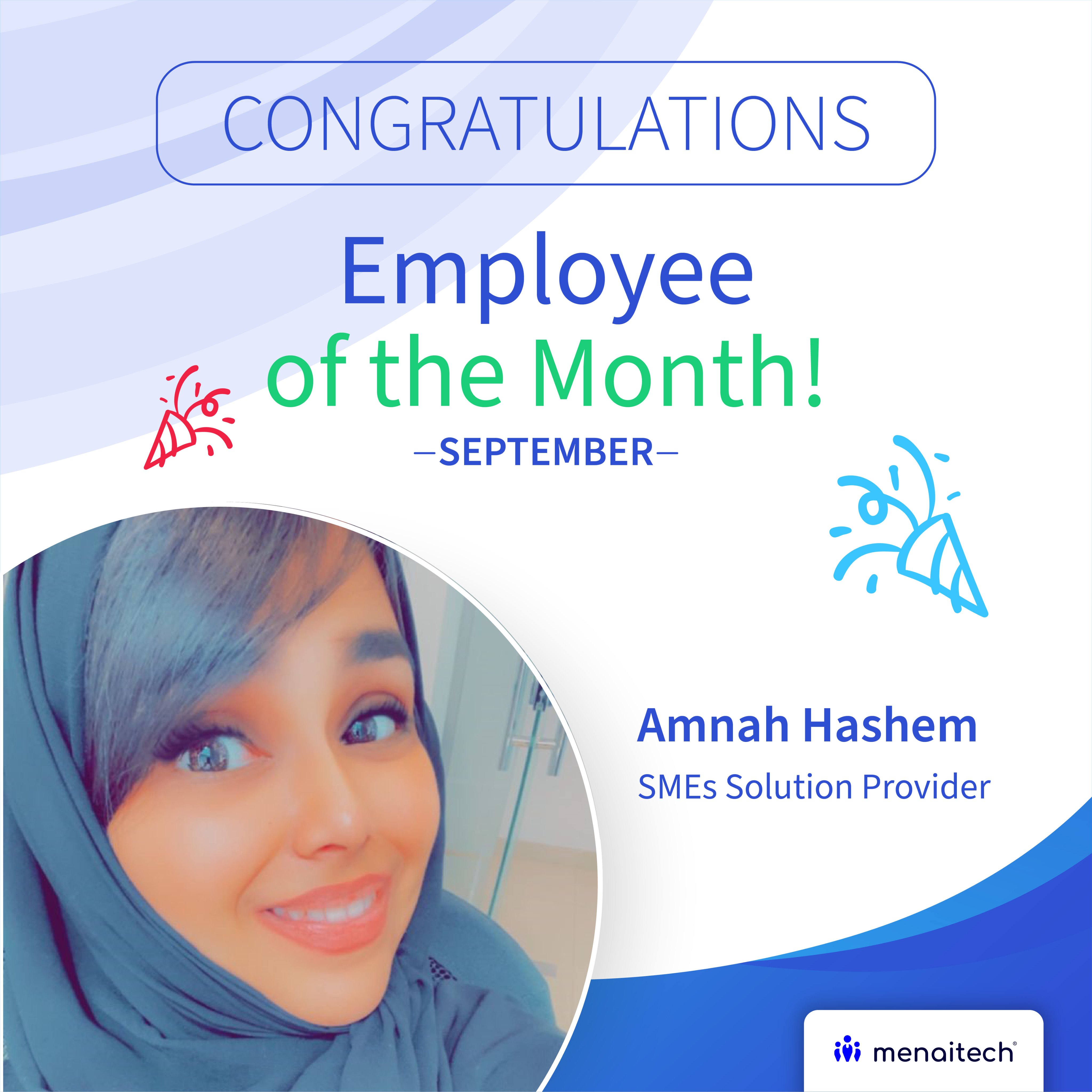 Menaitech on Twitter: "We are delighted to announce September’s Employee of the Month ...