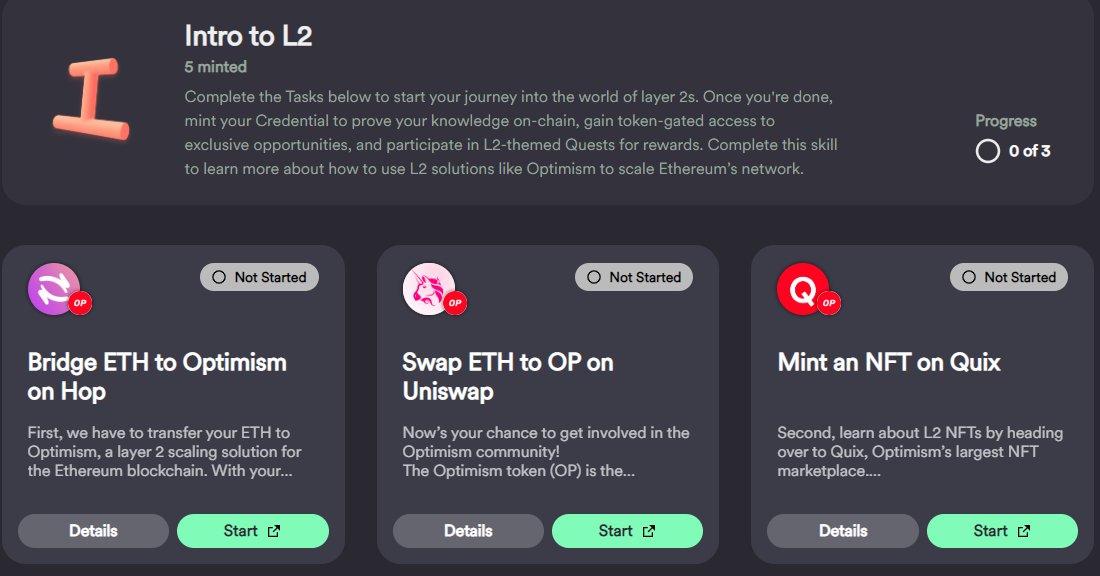 Daniel老多🎙 on Twitter: "虽然我不喜欢Hop, 但是我喜欢兔子洞啊~兔子洞最新的L2 Skills，操作简单: Hop跨链--在Uniswap把ETH兑换为OP--到QX上 ...