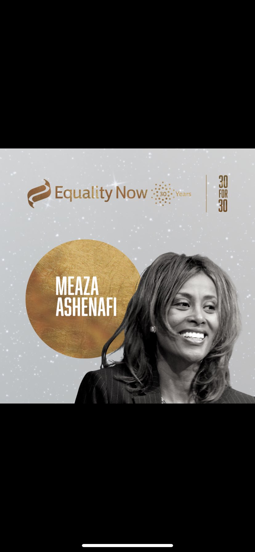 Meaza Ashenafi on Twitter: "I am so thrilled to be recognized as one of @equalitynow’s #30For30 ...