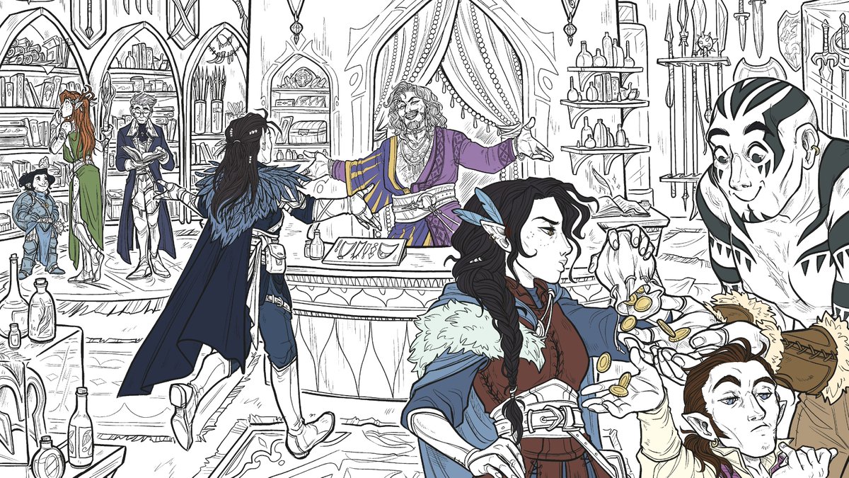 If you're a Critical Role fan in need of some good, old-fashioned art ...