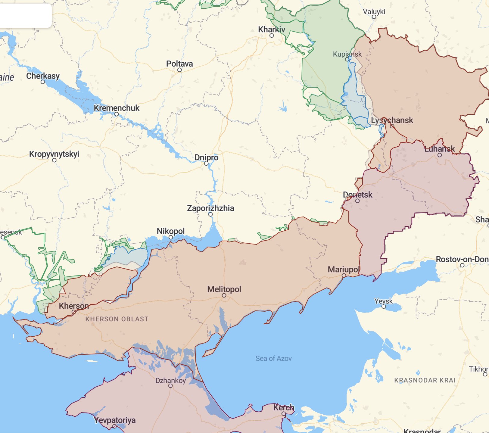 Don River Map Russia