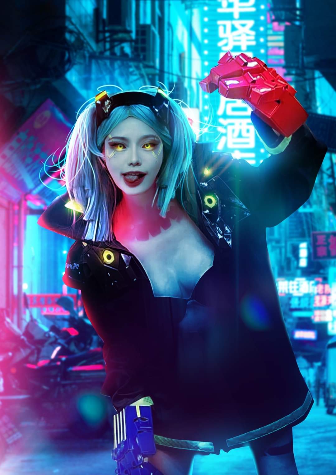 JJamx - Gaming & Cosplay on Twitter: "Rebecca - Cyberpunk Edgerunners CN : JJAMx CG : Pass Way # ...