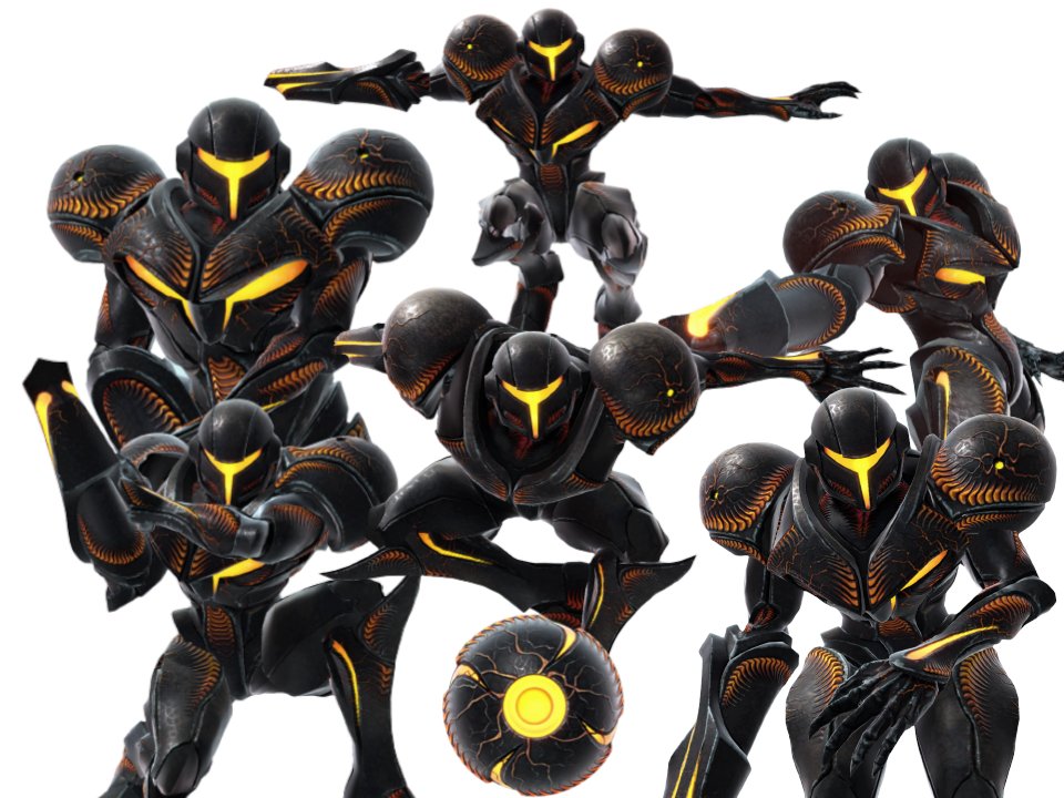 Grey On Twitter Dark Samus Had So Many Good Poses Man I Got Way Too Carried Away Lmao