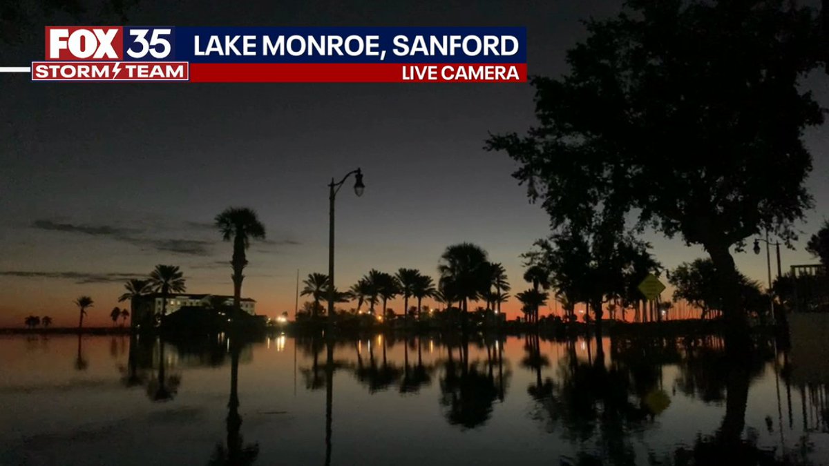 Jayme King FOX 35 on Twitter: "LIVE look on our streaming Downtown Sanford cam. Flood waters are ...