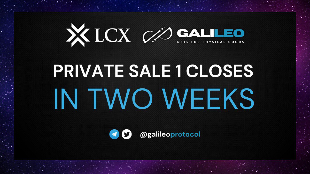 Galileo Protocol on Twitter: "Galileans, we want to remind you that the $LEOX “Private Sale 1 ...