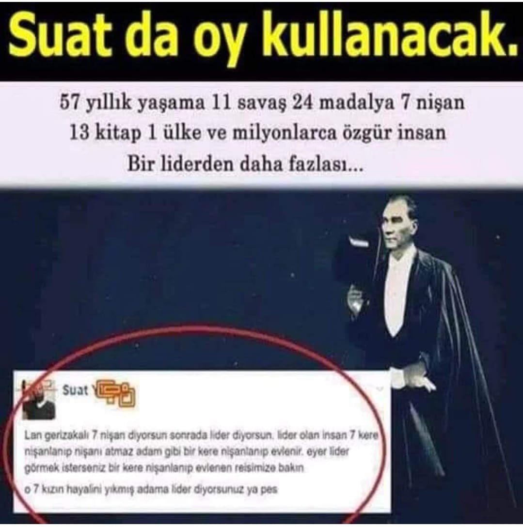 HANOĞLU Hakan on Twitter: "Evet Suat da oy kullanacak ..!!! https://t.co/qUoQUlCoDN" / Twitter