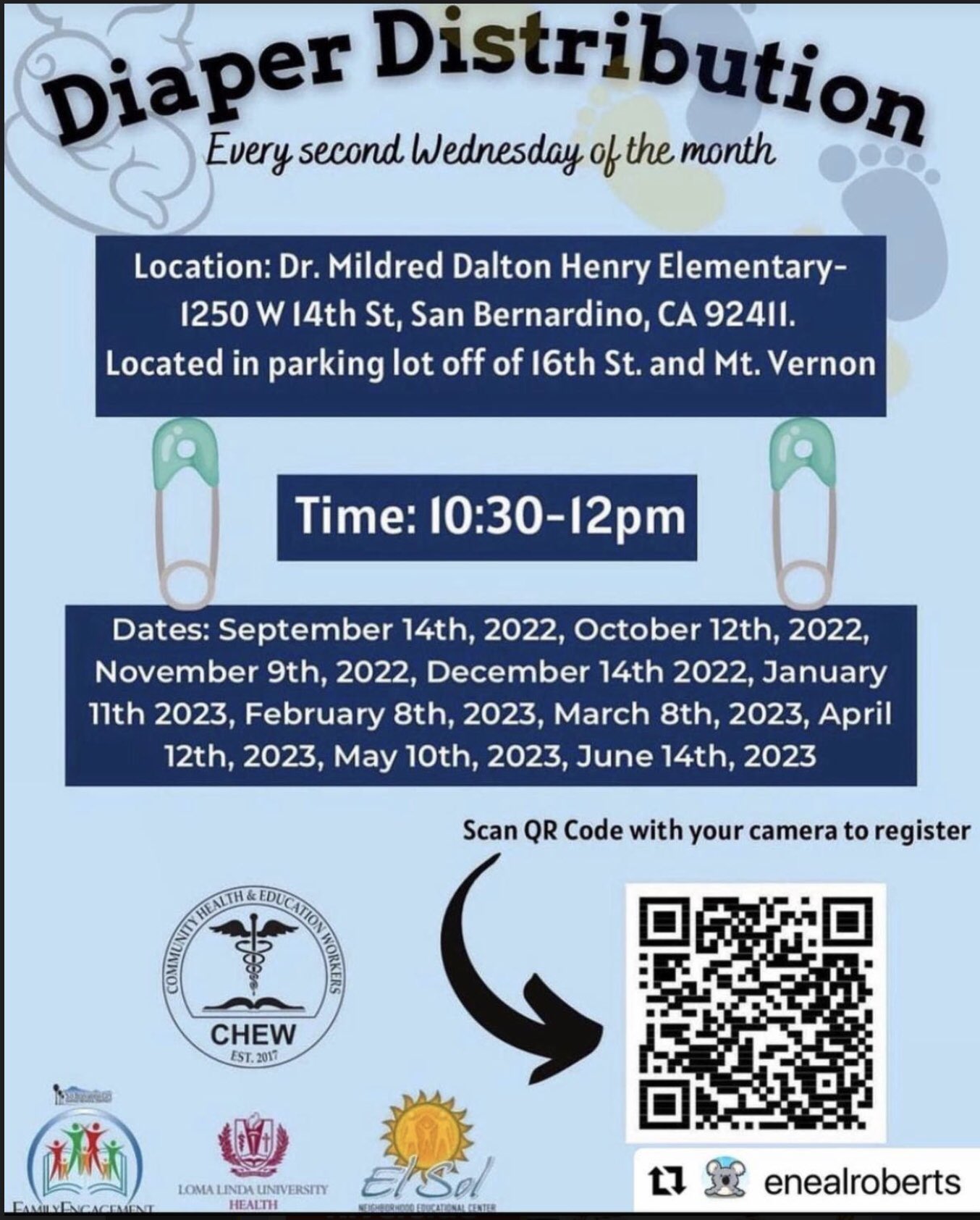 SBCUSD Specialized Programs on Twitter: "Diaper Distribution Every Wednesday of the month!! So ...