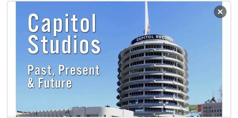 VideoMaster App on Twitter: "A mini-doc of Capitol Studios. Lots of gear, classic songs, and ...