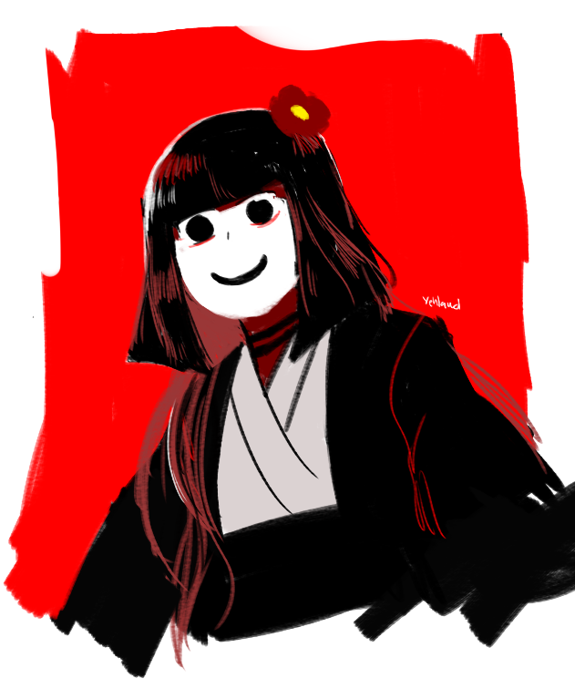 FGO「spoiler-ish doodle of Komahime from a we」|Yeellow 💭 taking easyのイラスト