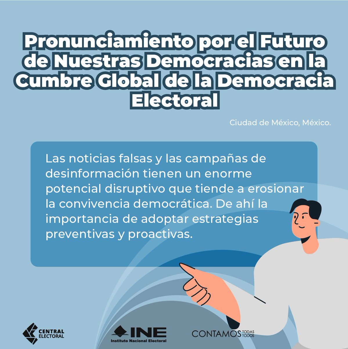 @INEMexico on Twitter: " ️ Conoce el Pronunciamiento por el Futuro de nuestras Democracias con ...