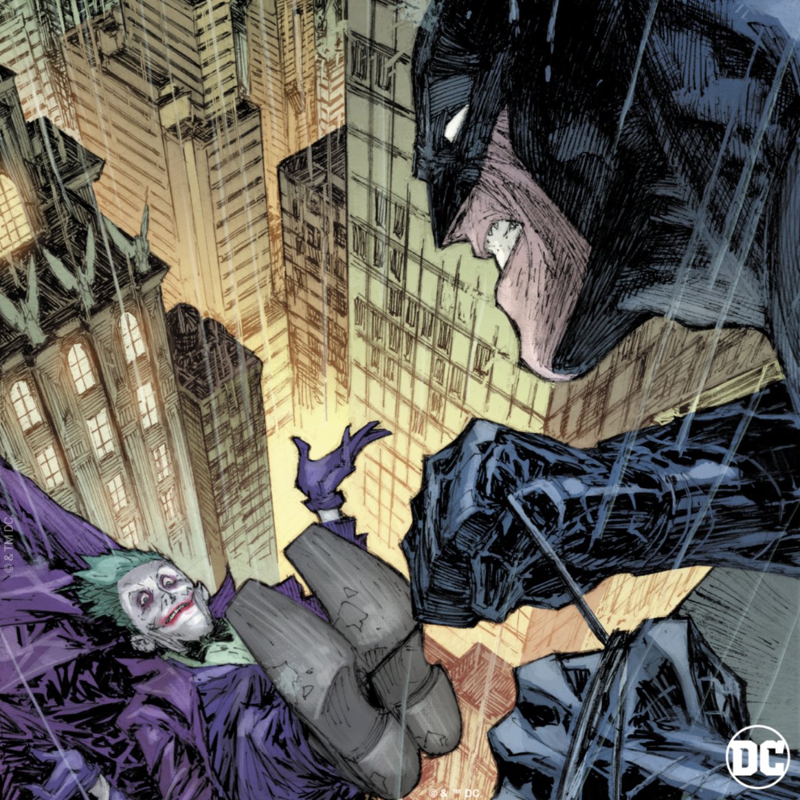 Batman Fighting Joker Cartoon