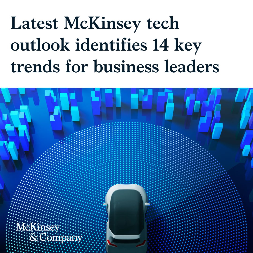 McKinsey & Company on Twitter: "Recently, the McKinsey #Technology Council—made up of 100 ...