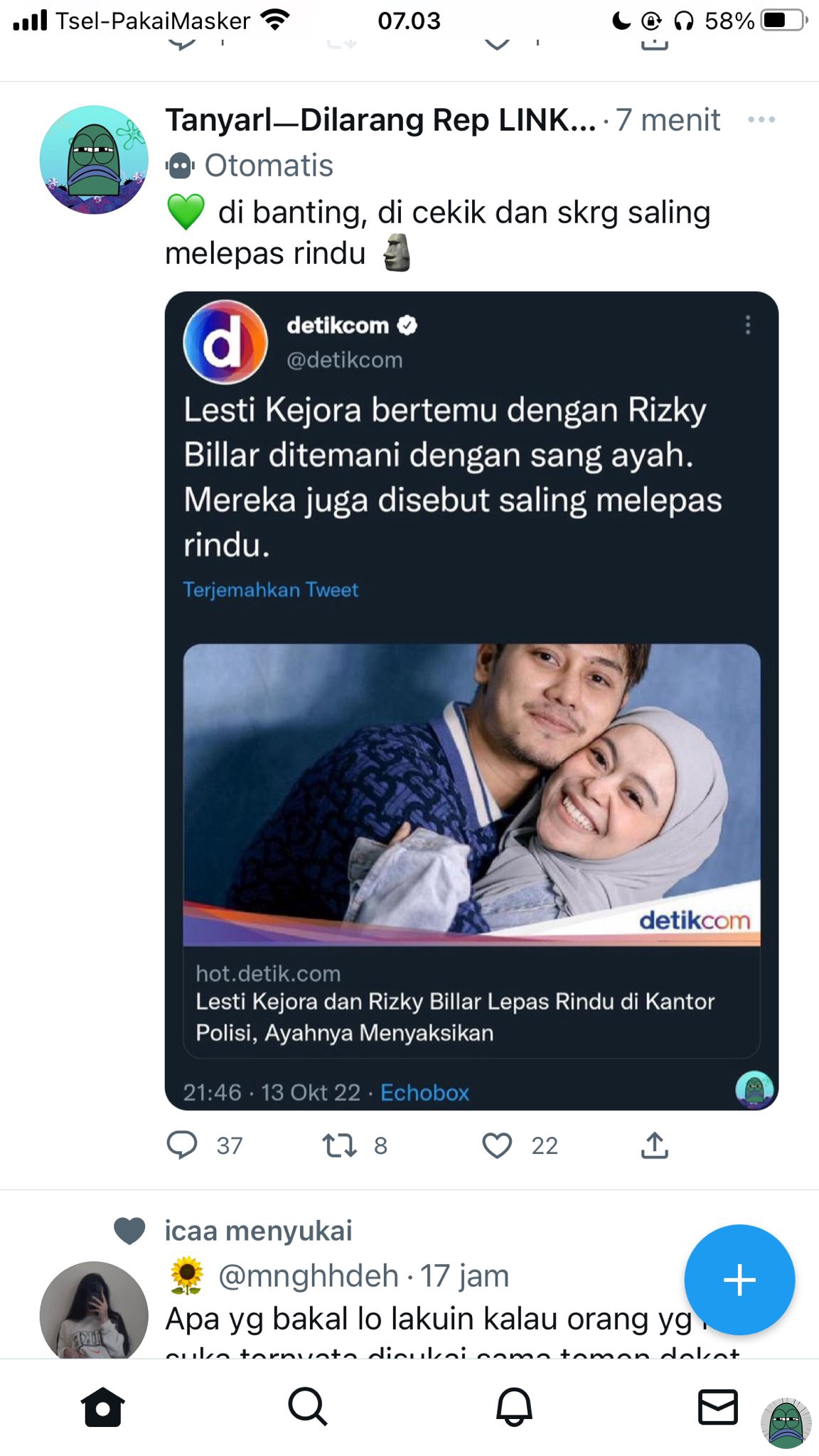 Tanyarl 💚 Rep /delvote utk hapus mfs on Twitter: "💚 Liat berita ini ...