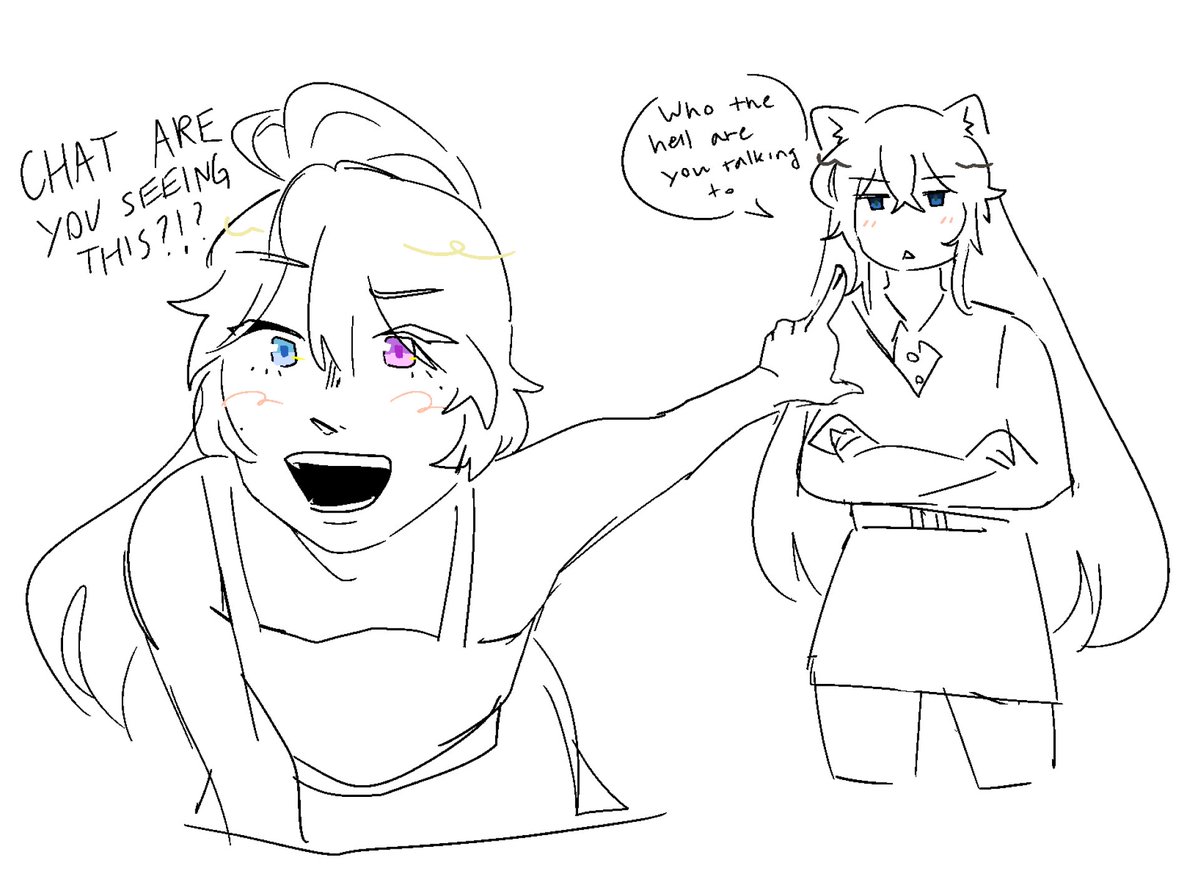 「wojak pointing meme #소녀리버스 #리엔 #뚱낭이 https://t.co/NruSVYmizx 」bug 🪲🏳️‍⚧️の漫画