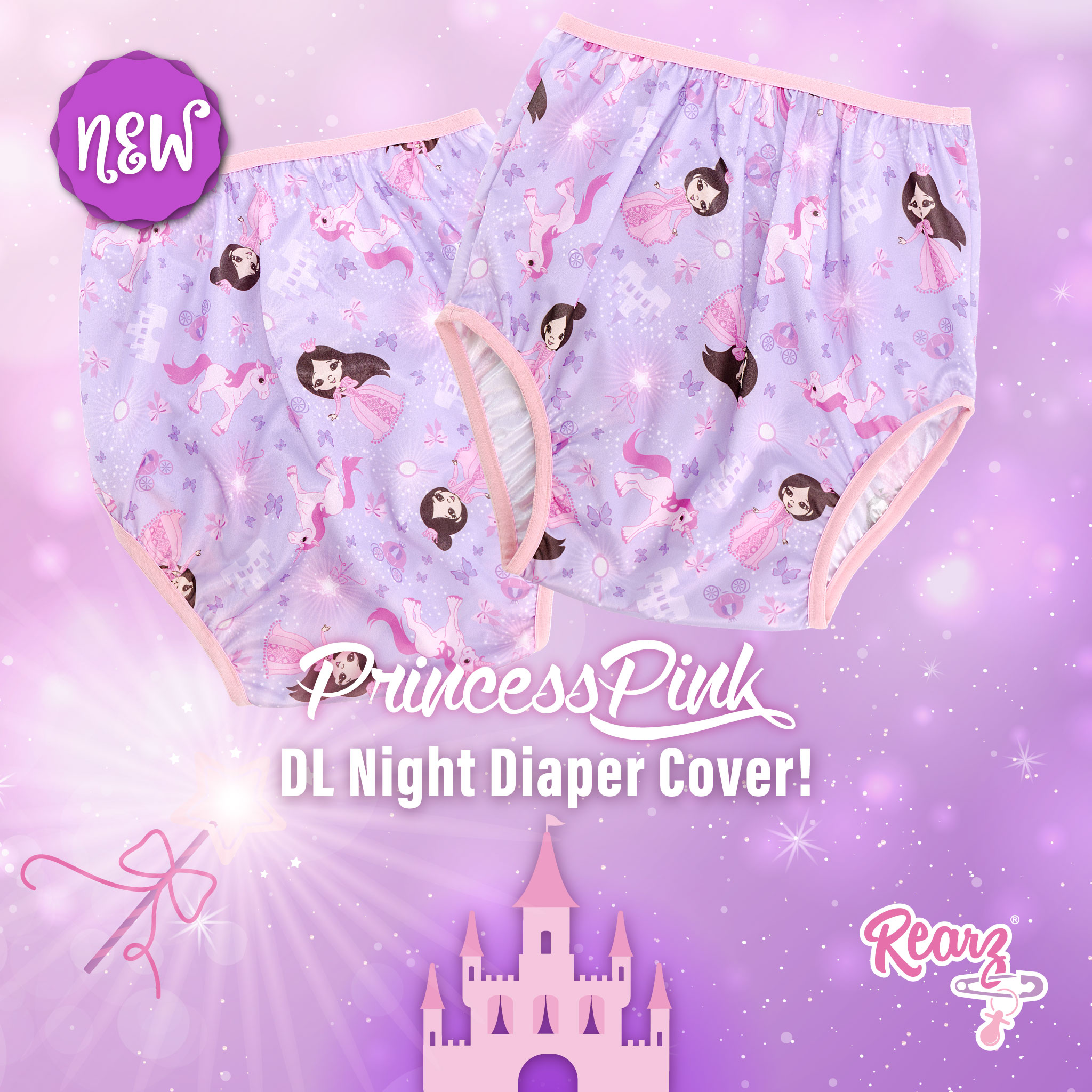 Rearz Inc - The Diaper Authority! on Twitter: "Princess Pink DL Cover is a high back, stretchy ...