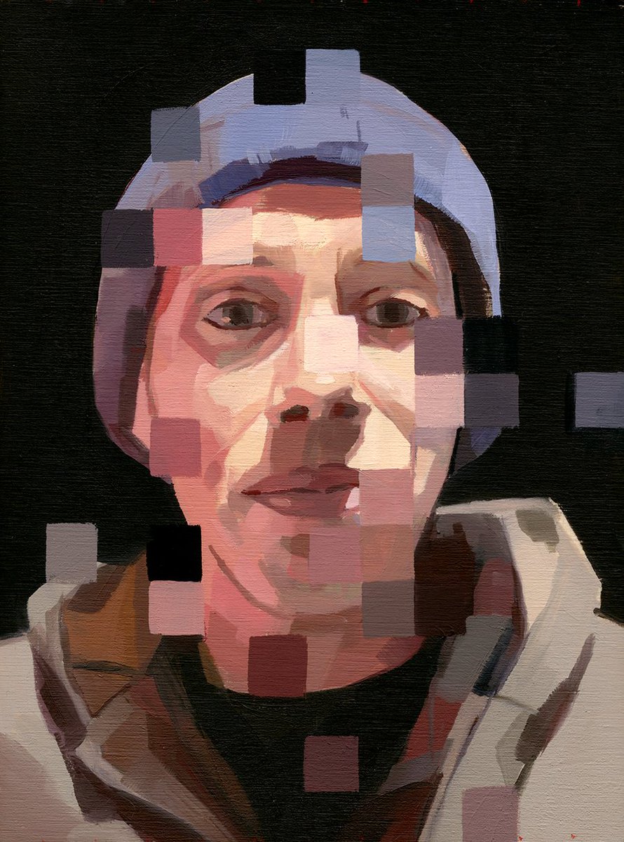 「Rodeo (oil on wood, 6x8in) 」|Cat Graffamのイラスト