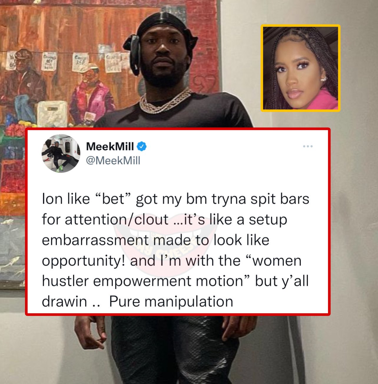 Meek Mill And His Baby Mother
