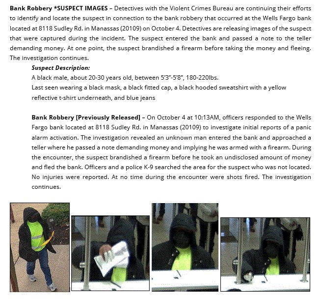 Prince William County Police Department On Twitter Update Ref The