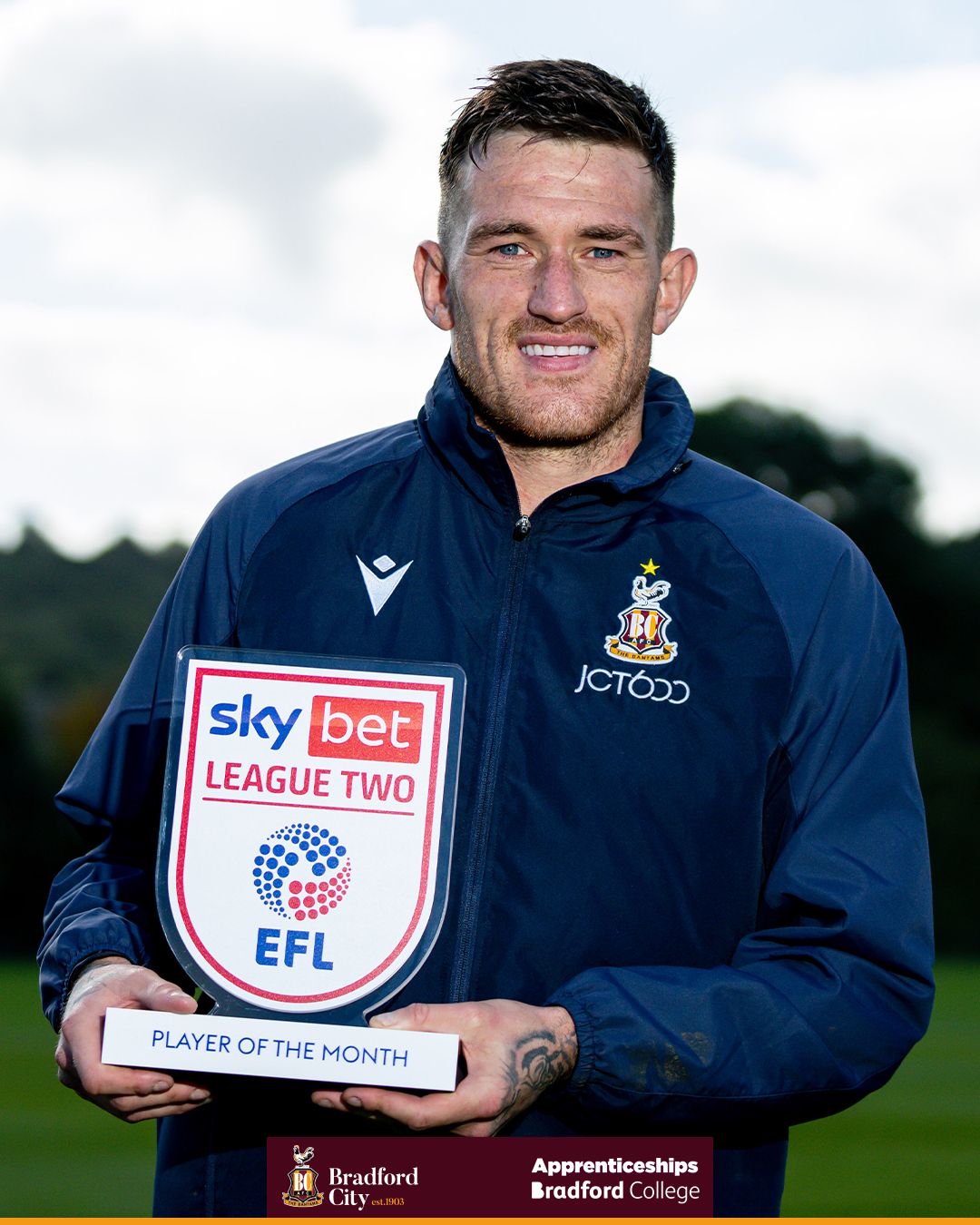 Bradford City AFC on Twitter: "🏆 | @andy9cook has been named September @SkyBetLeagueTwo Player ...