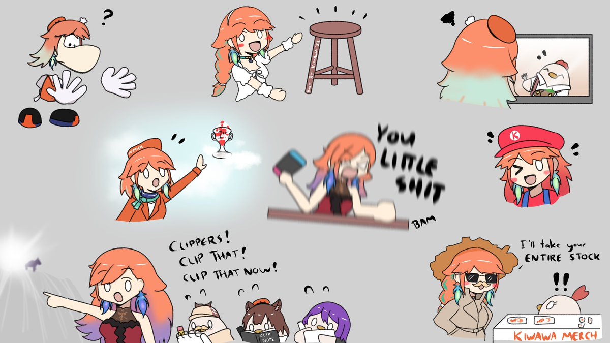 「a kiwawaaaaaaaaaaaaaaaaaaaaa... #ArtsOfAshes 」ShiroOの漫画