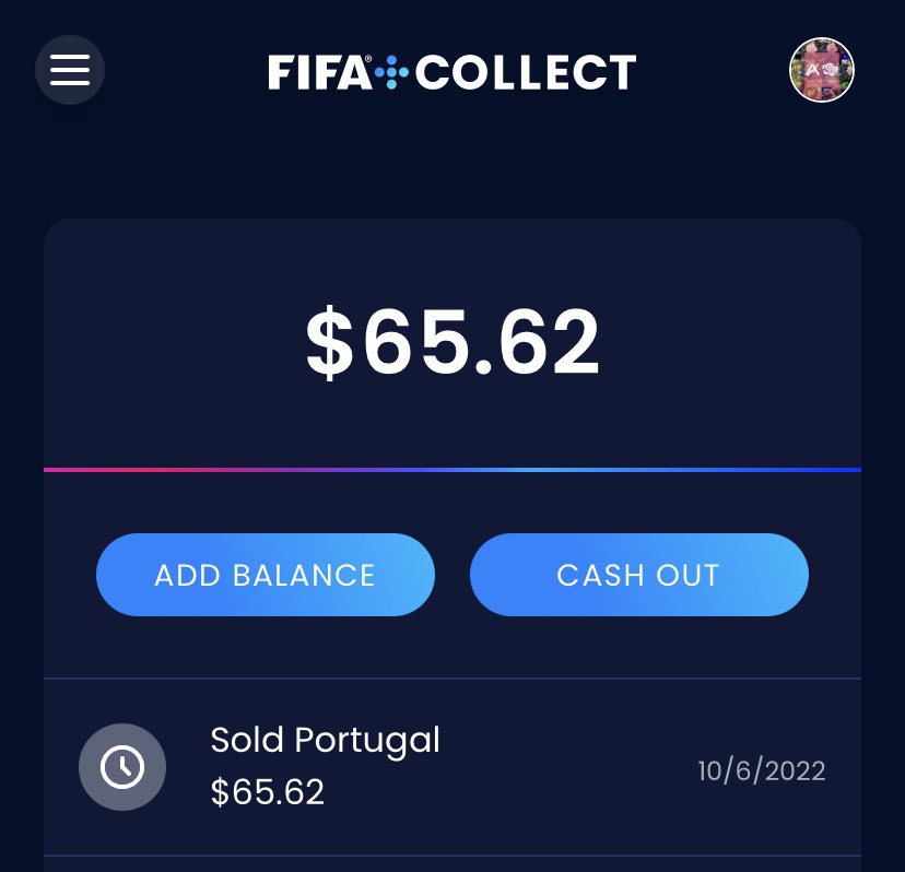 Algorose on Twitter: "Sold my first #FIFA NFT! Love #CR7 but duplicate cards gotta go. Seamless ...