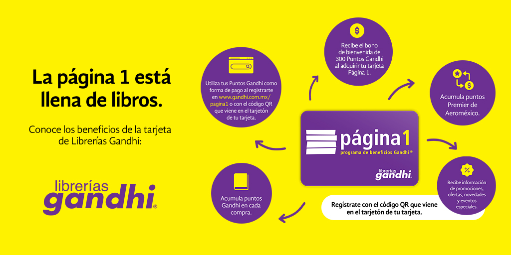 Librerías Gandhi on Twitter: "¿Ya conoces los beneficios que ofrece nuestra tarjeta Página 1 ...