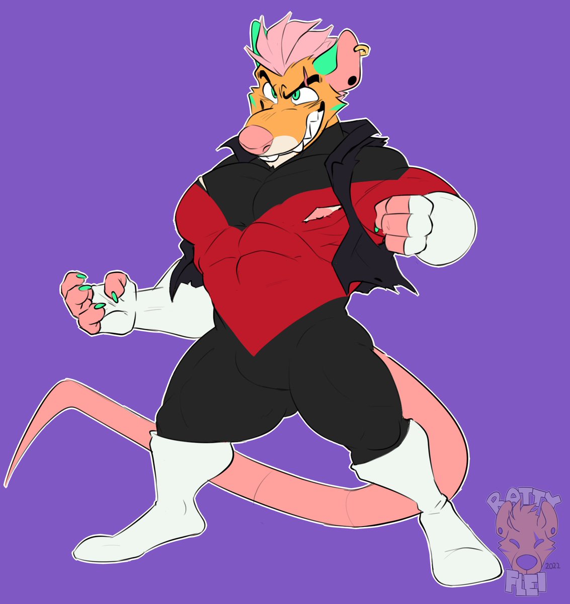 N on Twitter: "RT @RattyKai: Ratty joined the Pride Troopers! I wanted to draw him again with ...