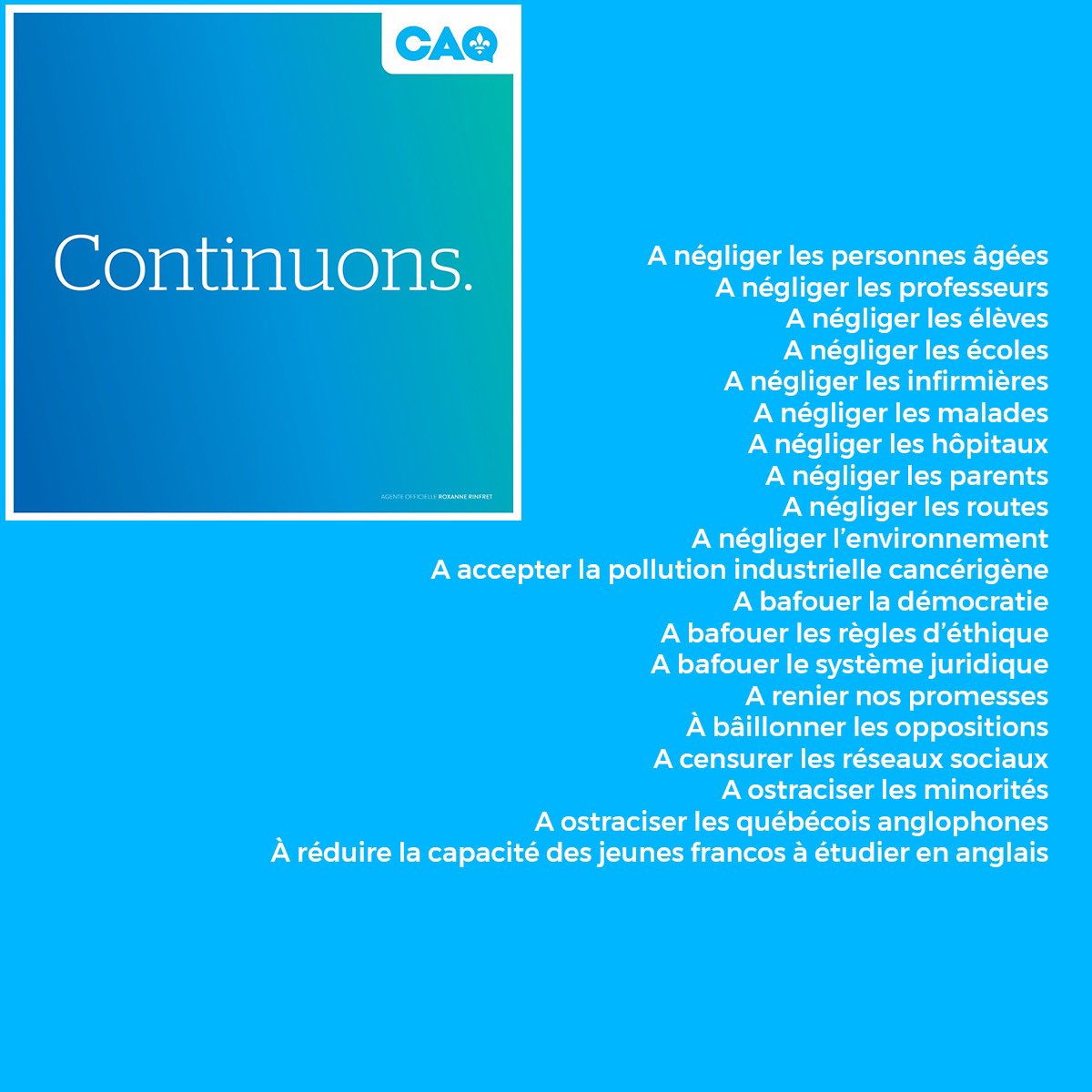 Dave Huot on Twitter: "@francoislegault @coalitionavenir https://t.co/n395cPCpMo" / Twitter